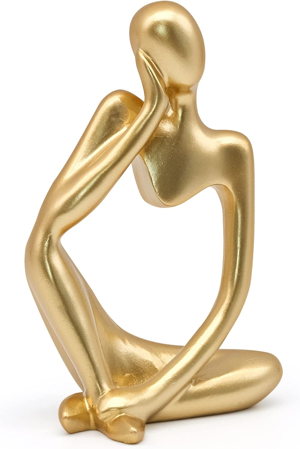 Amazon.com: inheming Gold Thinker Statue Decor, Modern Abstract Art ...