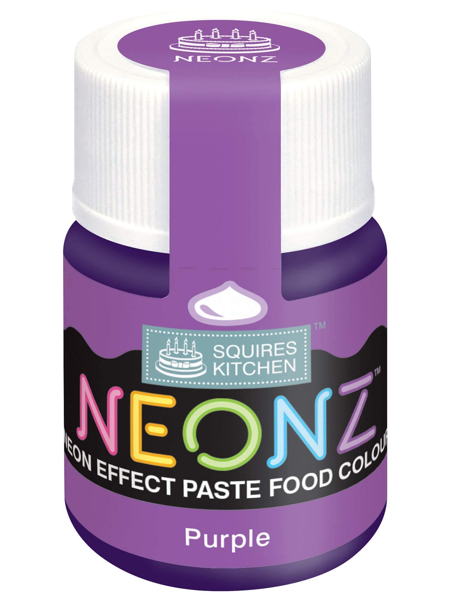Squires Kitchen NEONZ Neon Effect Purple Food Colouring Paste ...