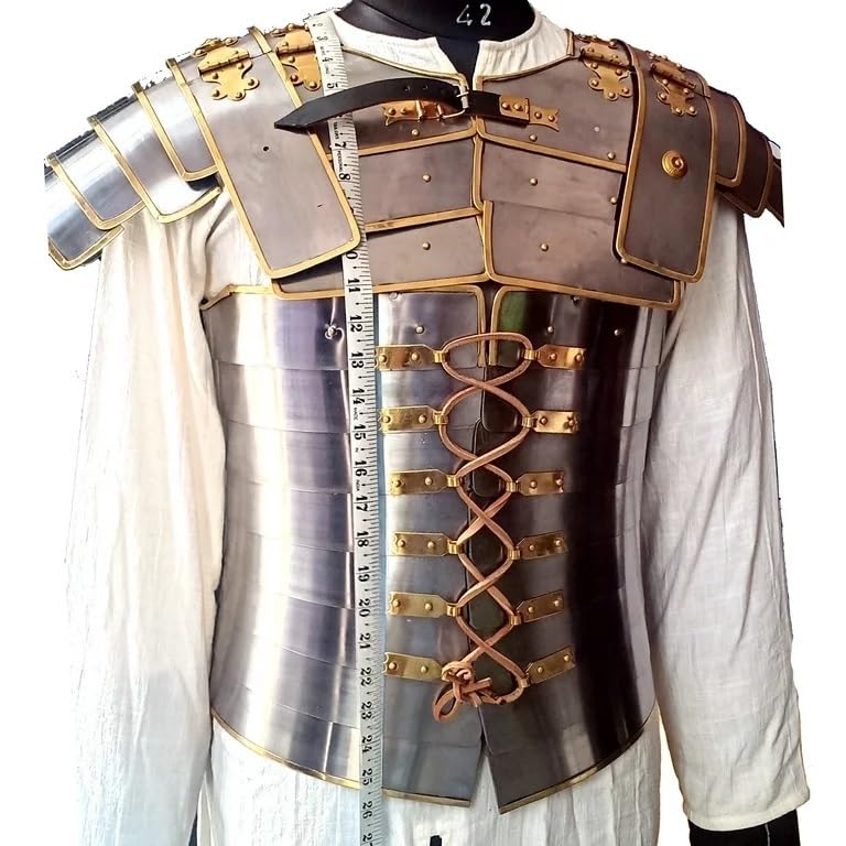 Amazon.com: Handmade Roman Lorica Segmentata Medieval Brass Piping ...