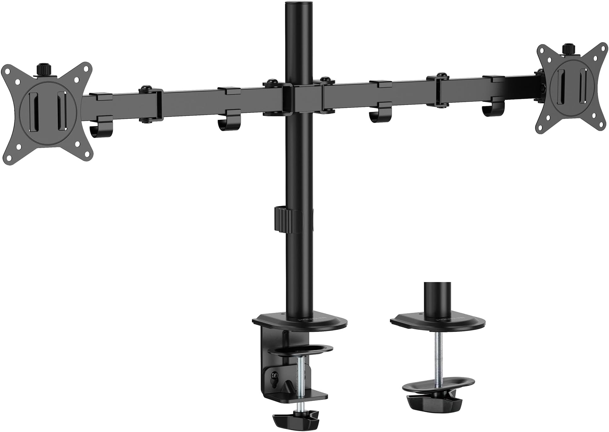 Amazon.com: VIVO Dual 13 to 27 inch LCD Monitor Mount and CPU Steel ...