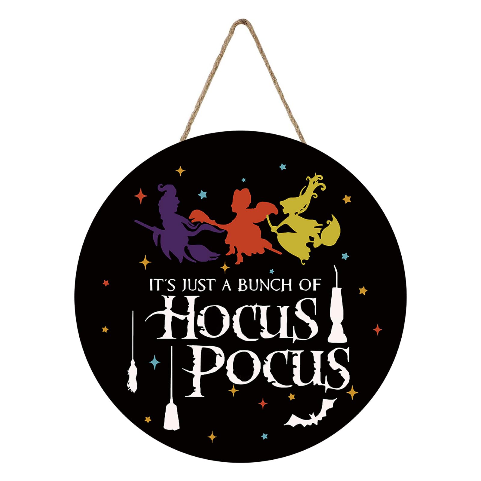 Snapklik.com : Halloween Hocus Pocus Door Sign Just A Bunch Of Hocus ...
