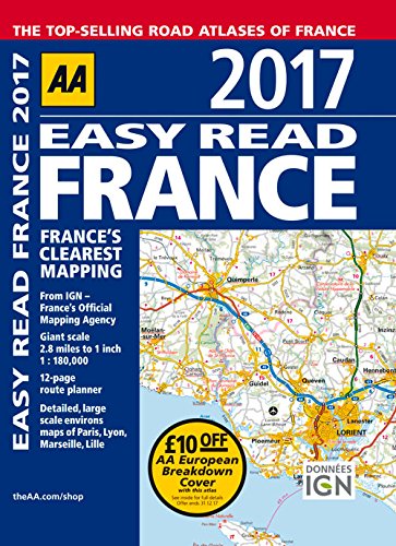 Easy Read France 2017 (Easy Read Guides): AA Publishing: 9780749577896 ...