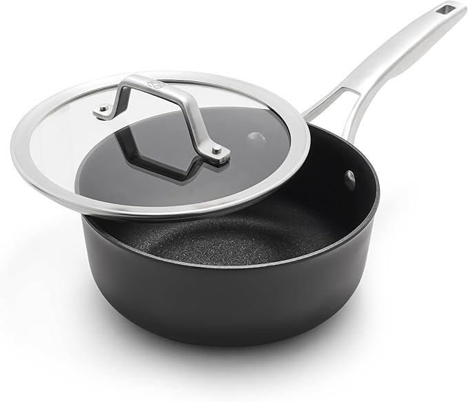 Amazon.com: Calphalon Premier 2.5-Quart Saucepan Pot with Tempered Lid ...