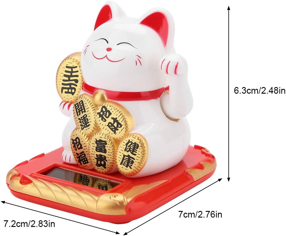 Tosuny Gatito solar de la suerte, gato de buena suerte, gato lindo ...