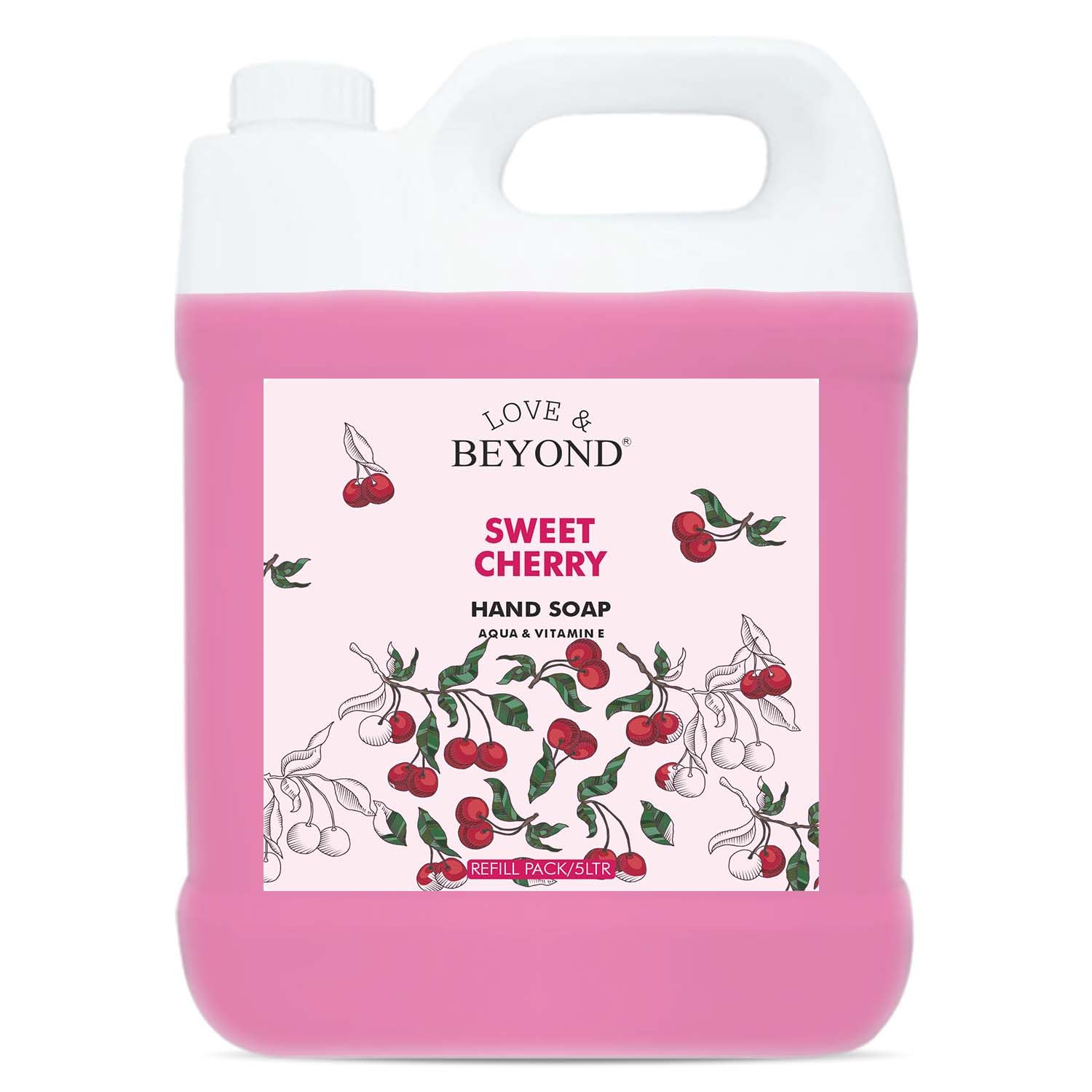 Love & Beyond Liquid Soap Handwash Refill Can - Sweet Cherry Hand Wash ...