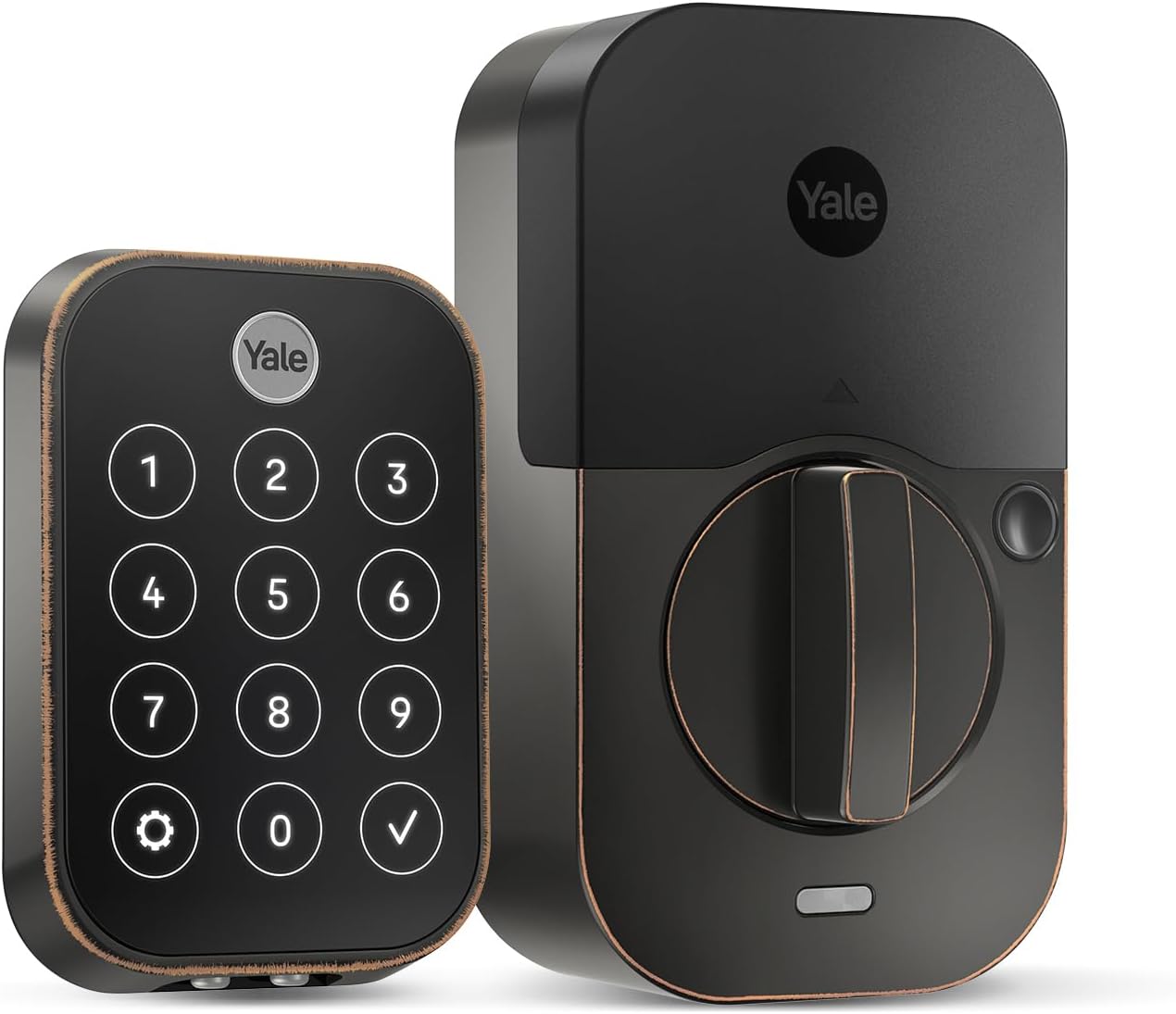 Yale Assure Lock 2 Touch (New) - Fingerprint Door Lock in Bronze ...