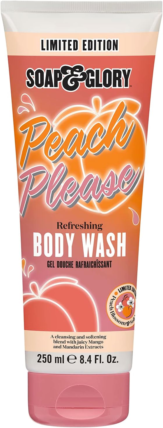 Amazon.com : Soap & Glory Peach Please Scented Body Wash - Built-In ...