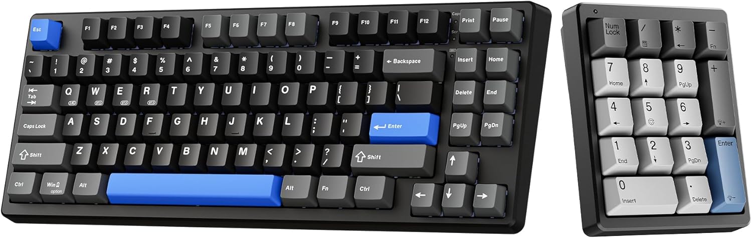 Amazon.com: Kisnt KN85 Wireless Mechanical Keyboard&KN17 Mechanical ...