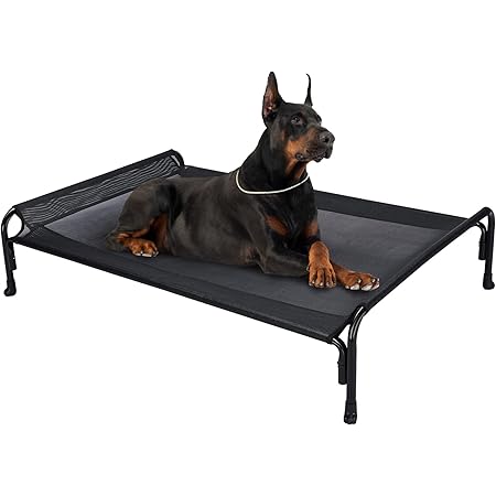 Amazon.com : Veehoo Cooling Elevated Dog Bed, Dog Cots Beds for Large ...
