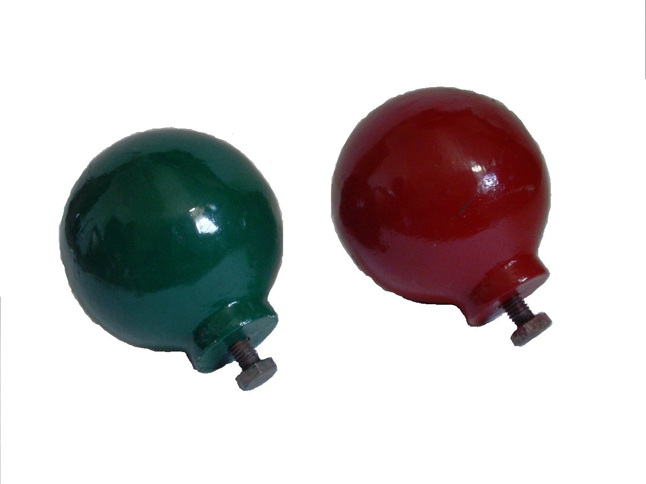 Pair of Balls for Wooden Binnacle Compass - Boat/Marine/Nautical from ...
