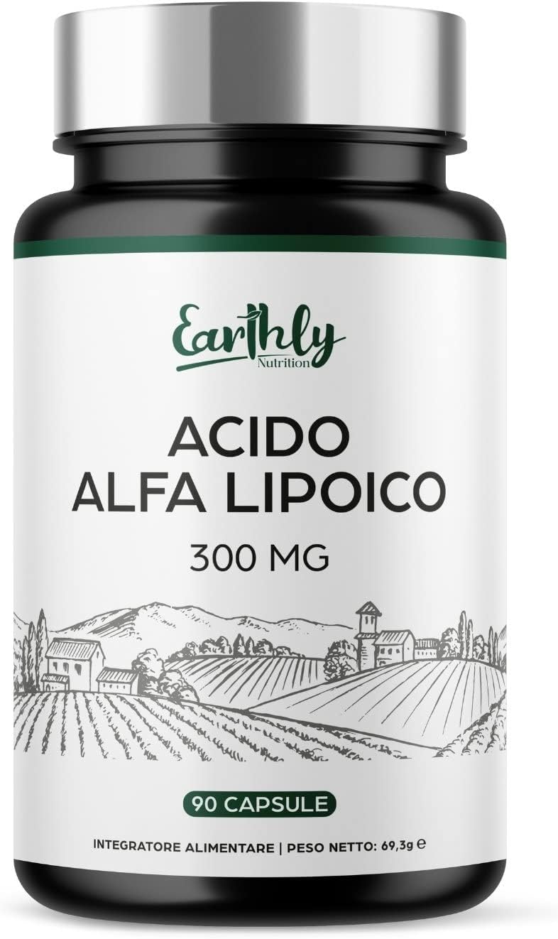 Acido alfa lipoico ALA 300 mg | 90 capsule vegane extra forti | Aiuta a ...