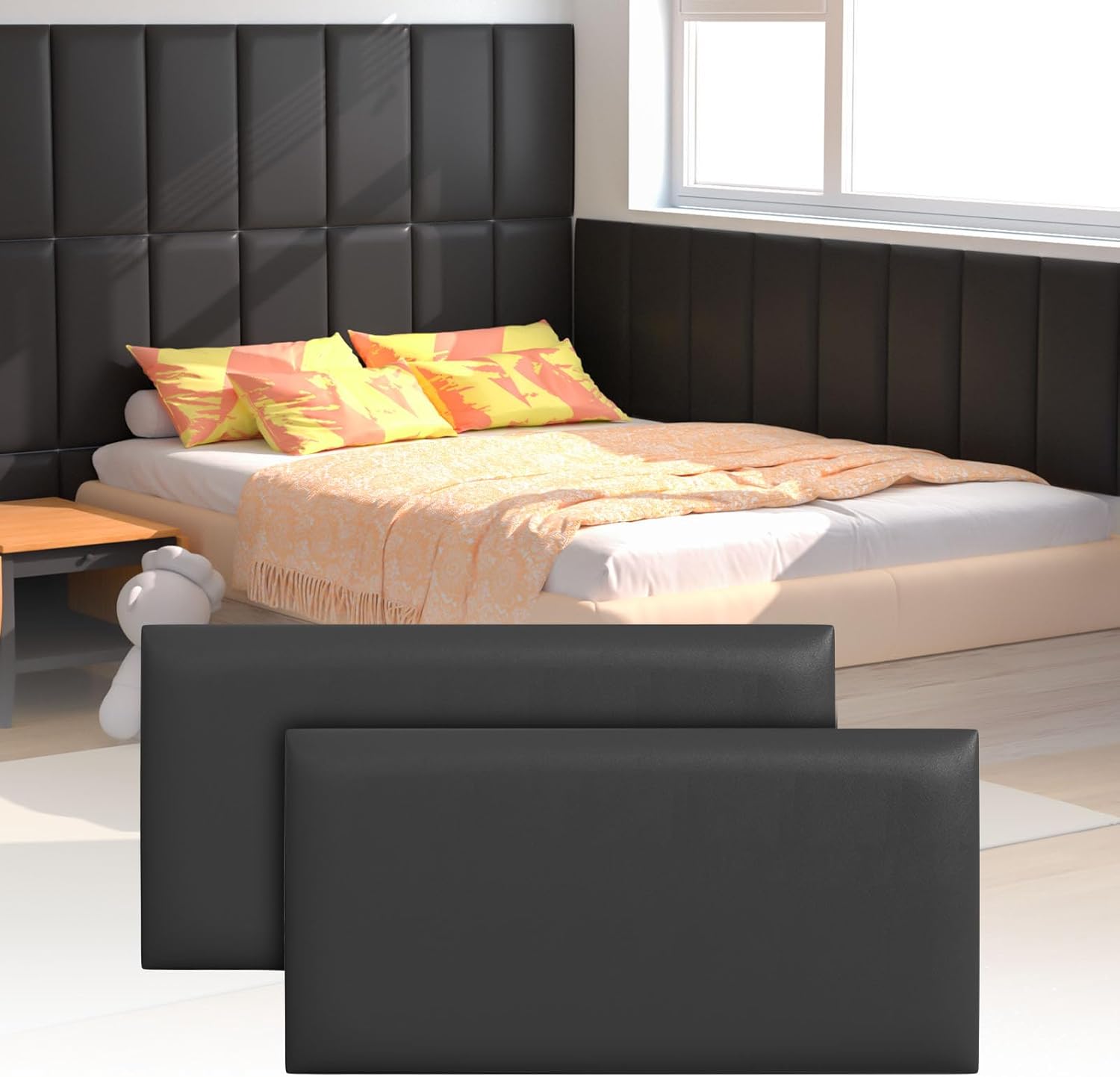 Amazon.com - Raycity Peel and Stick Headboard for Twin and King in ...