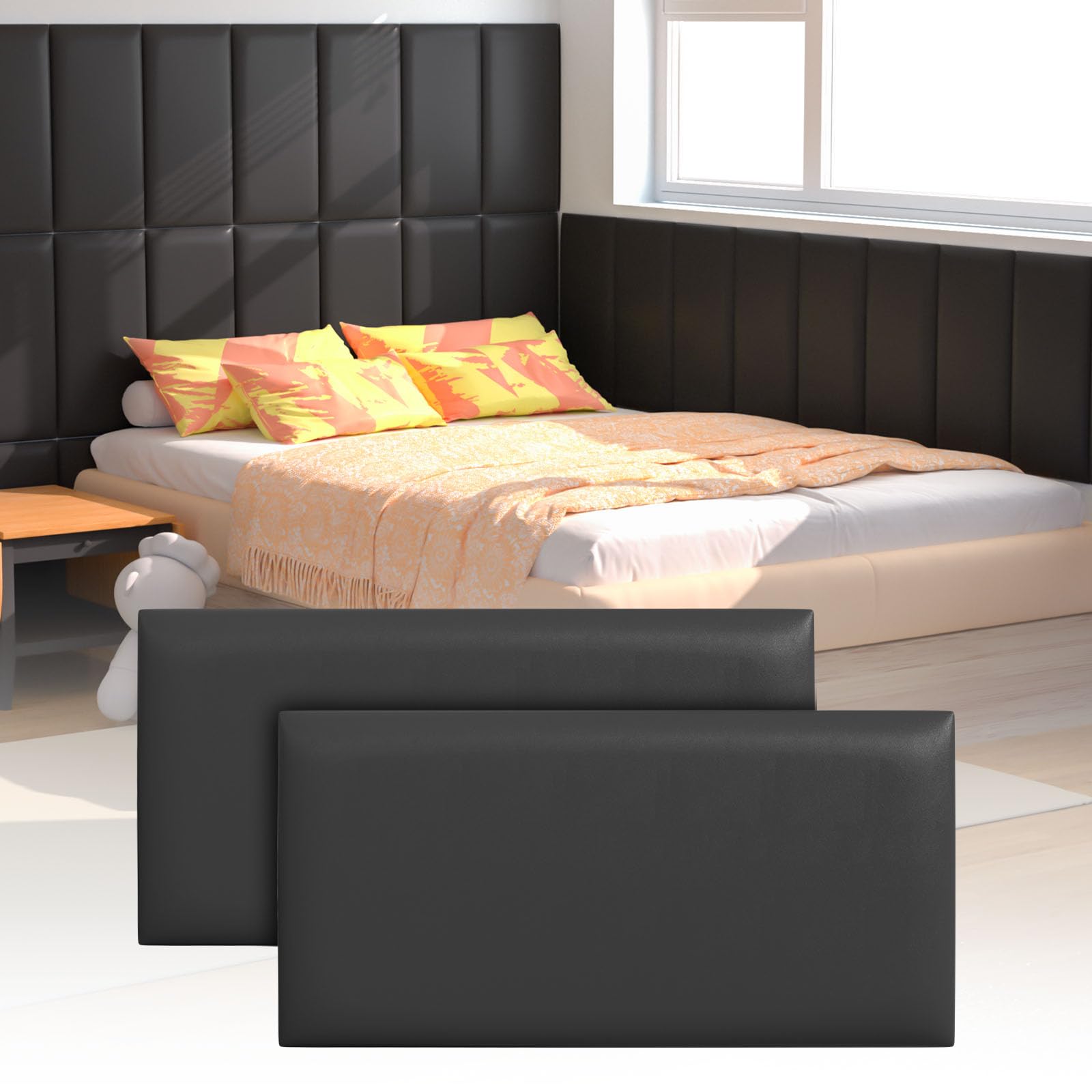 Amazon.com - Raycity Peel and Stick Headboard for Twin and King in ...