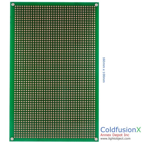 160mmx100mm Double sided PCB Protoyping board: Electronic Components ...