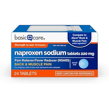 Amazon.com: Aleve Liquid Capsules, Naproxen Sodium Capsules 220 mg ...