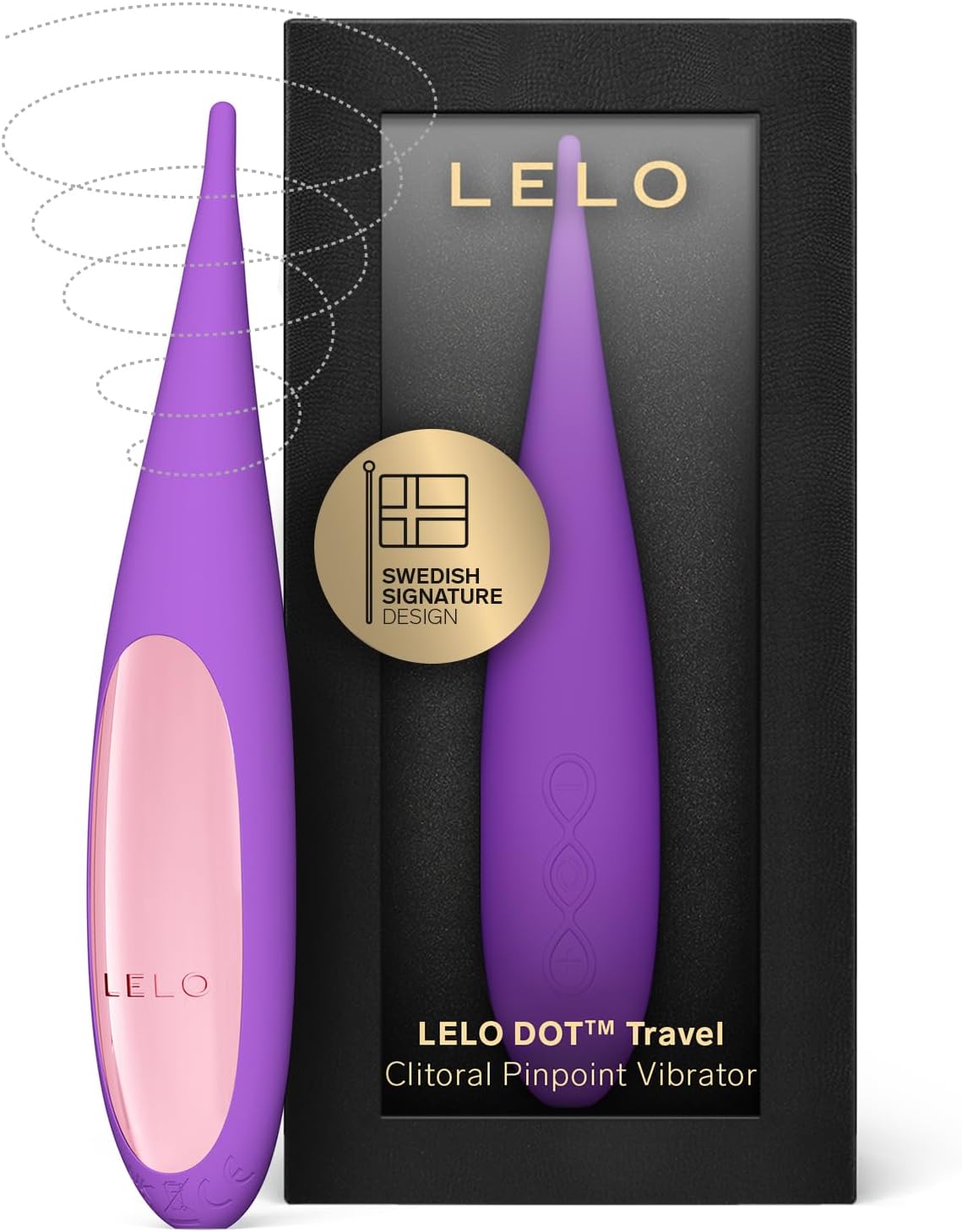 Amazon.com: LELO DOT Travel Female Petite Clitoral Vibrator, Mini with Figure-8 Motion, Discreet ...