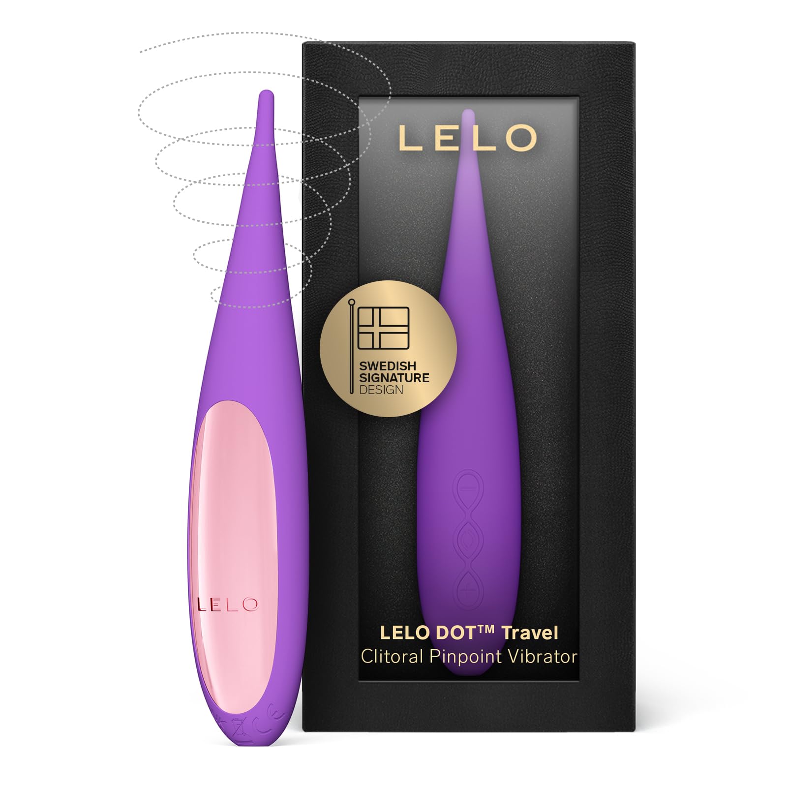 Amazon.com: LELO DOT Travel Female Petite Clitoral Vibrator, Mini Vibrator with Figure Eight ...