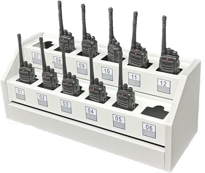 Amazon.com: Handheld Radio Holder Tool Storage Cabinet,Walkie Talkie ...