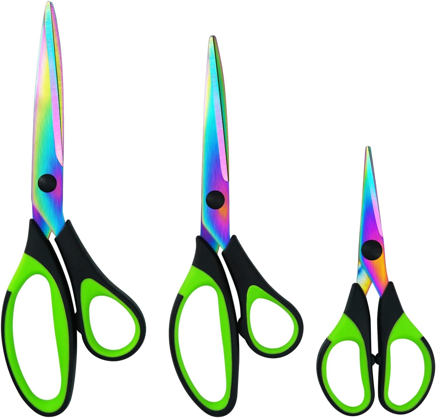 Amazon.com: Scissors All Purpose,Titanium Blades Scissors, Heavy Duty ...