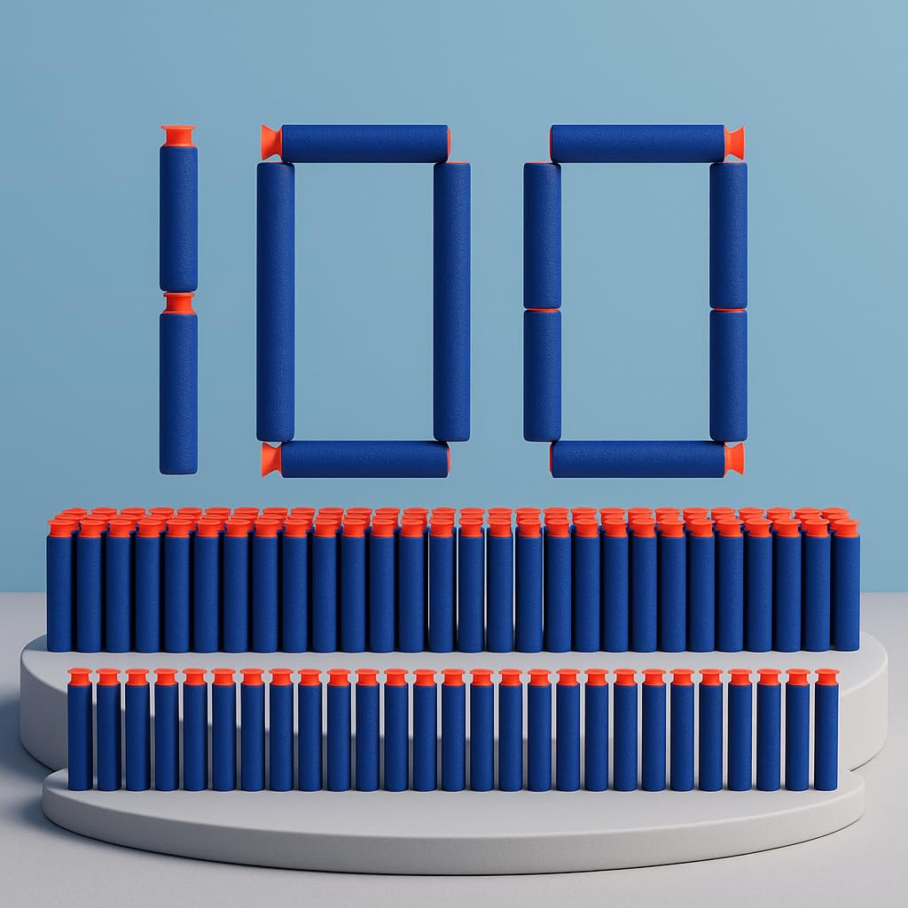 Buy GRAPHENE 100 Pcs Soft Foam Suction Bullets Darts for Toys Guns ...