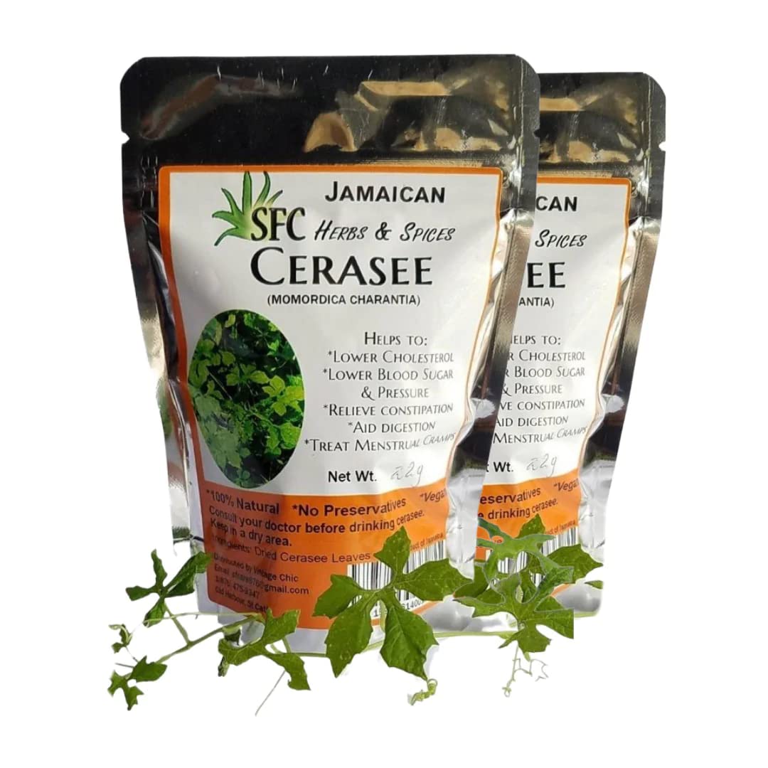 Amazon.com : 200g Organic Jamaican Cerasee Wild Crafted Momordica ...