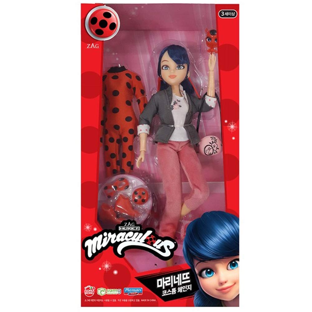 Buy MiraculousSonogong Miraculous Ladybug Marinette Doll Costume Change ...