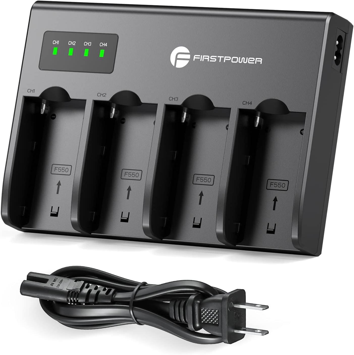 Amazon.com : FirstPower 4-Channel Fast Charger for Sony NP-F970, NP ...