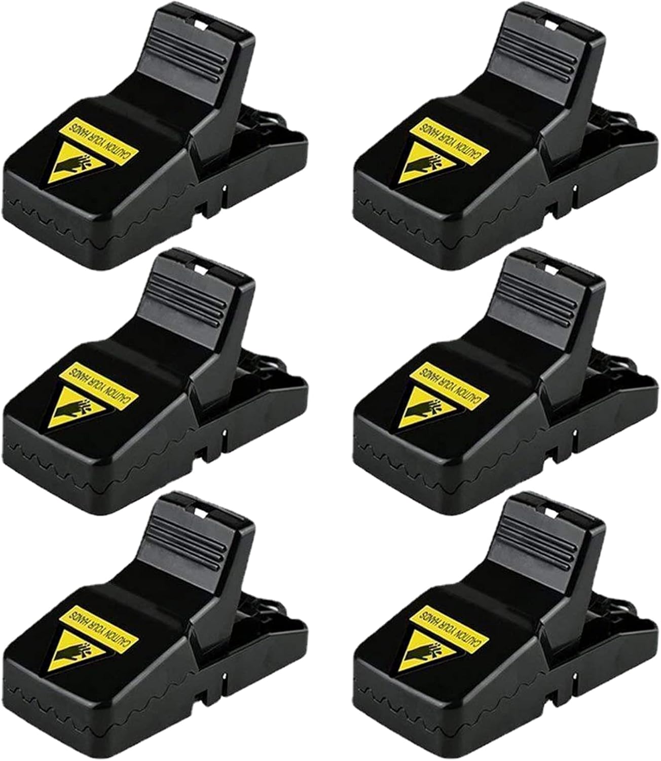 Amazon.com: 6 PCS Reusable P-lastic S-mart Mouse Trap Quick Kill Mice ...