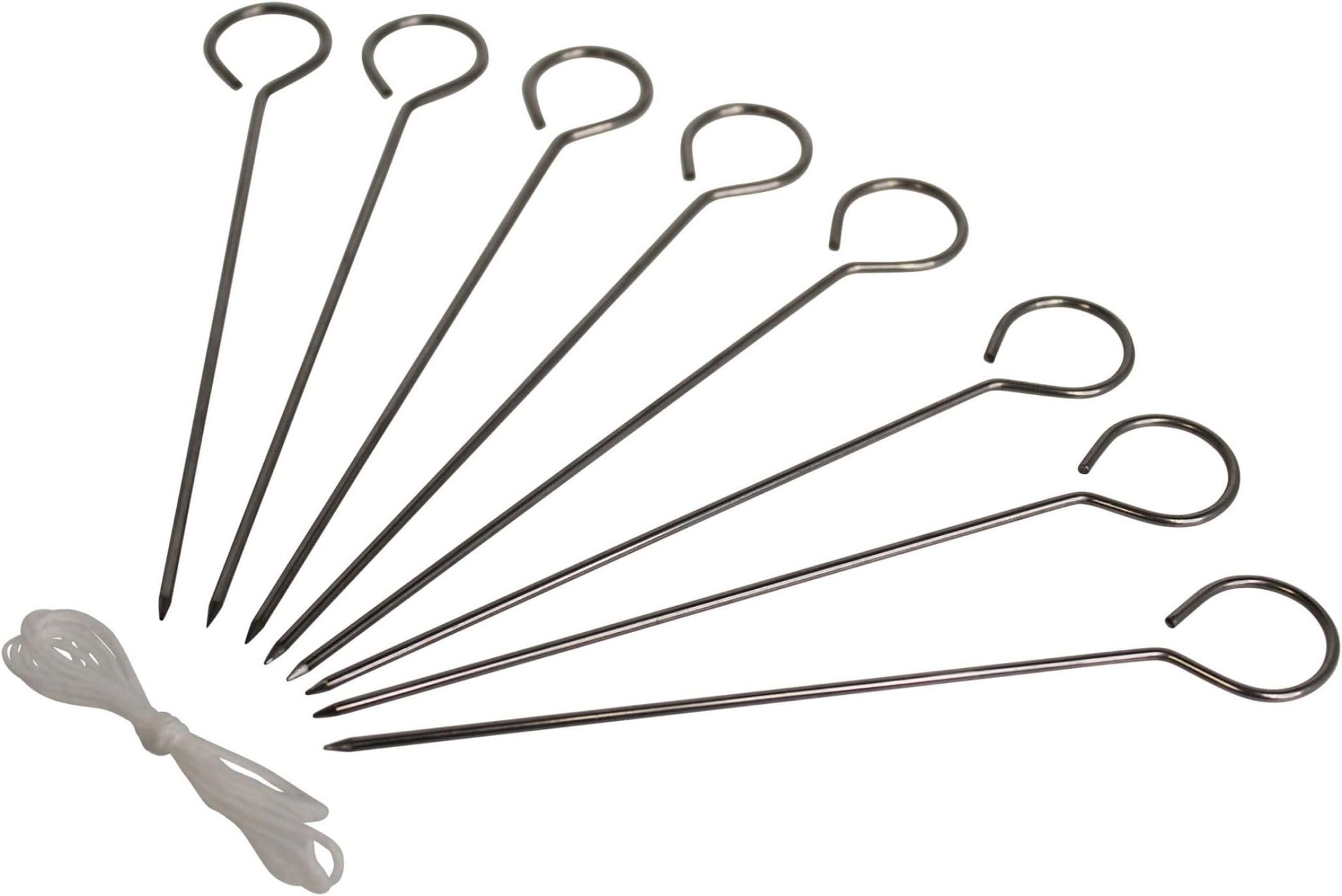 Amazon.com: Mirro Stainless Steel Turkey Lacers, 8 Piece, Silver: Home ...