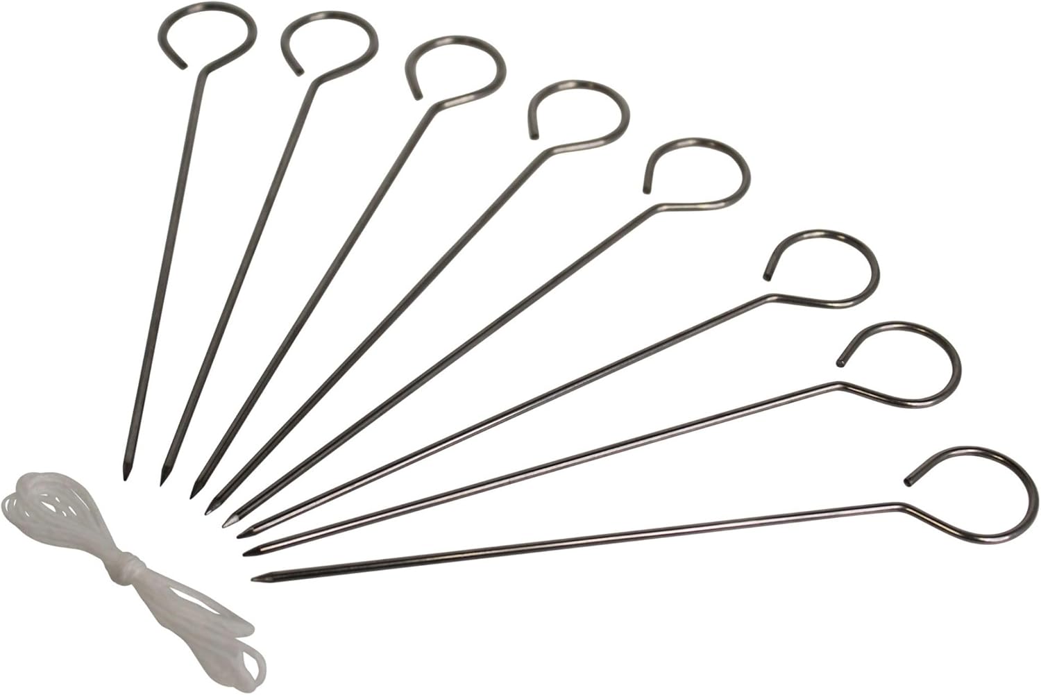 Amazon.com: Mirro Stainless Steel Turkey Lacers, 8 Piece, Silver: Home ...