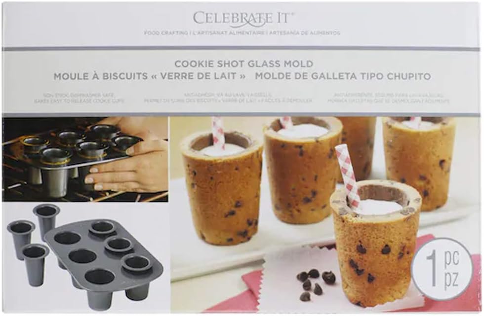 Amazon.com: Cookie Shot Glass Mold By Celebrate It : Home & Kitchen