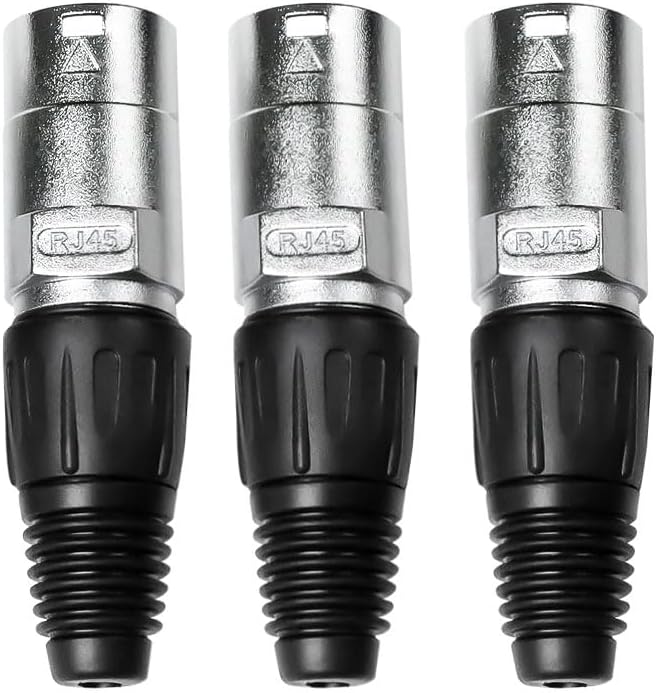 Amazon.com: Uonecn RJ45 Connectors IP65 Ethernet Cable Waterproof Plug ...