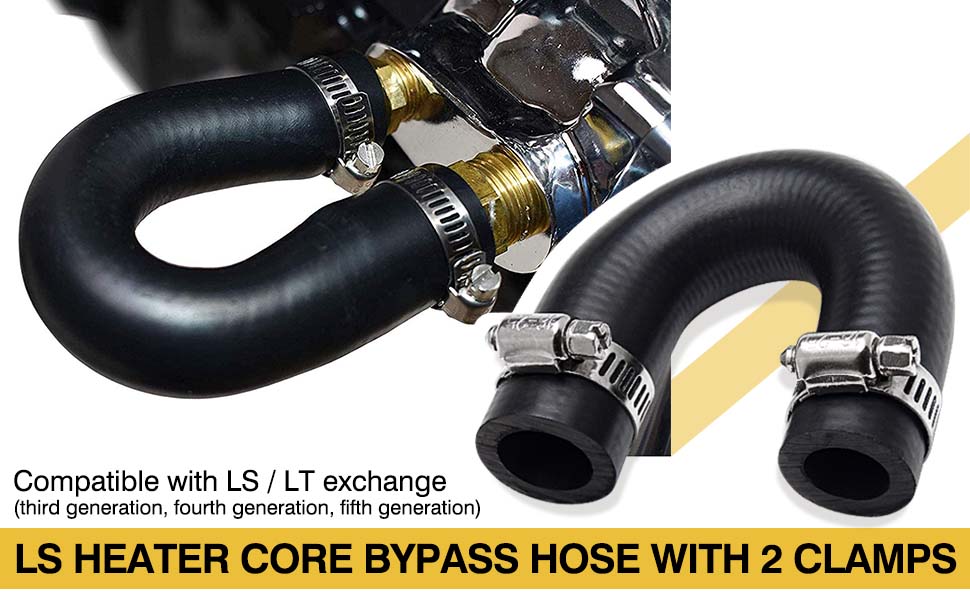 Watch Somusen LS LT Heater Core Bypass Hose Coolant Crossover on Amazon ...