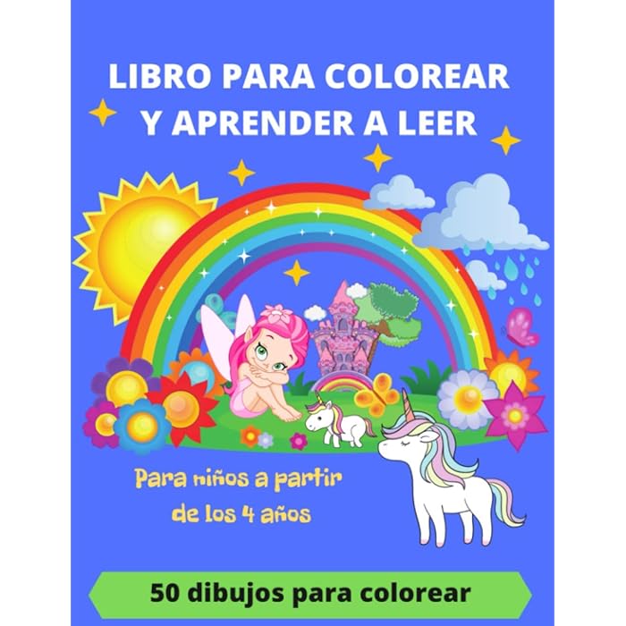 Buy Libro para colorear y aprender a leer: Libro de colorear y aprender ...