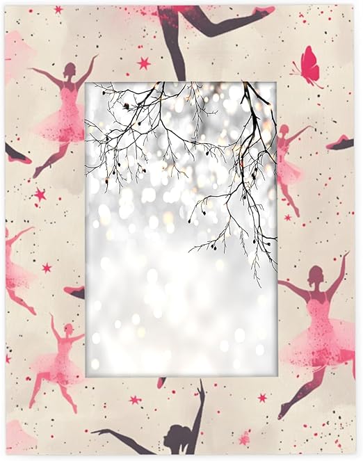 Amazon.com - LCLJJDMBM Dancing Ballerina Picture Frames 4x6 Wood Photo ...