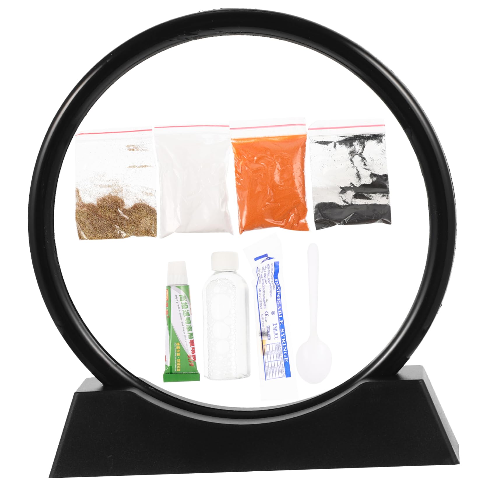 Amazon.co.jp: NUOBESTY 1 セット 流砂塗装キット DIY 3D サンドペインティング ラウンドムービングサンドアート モーションサンドアート スーツ swimsuit ...