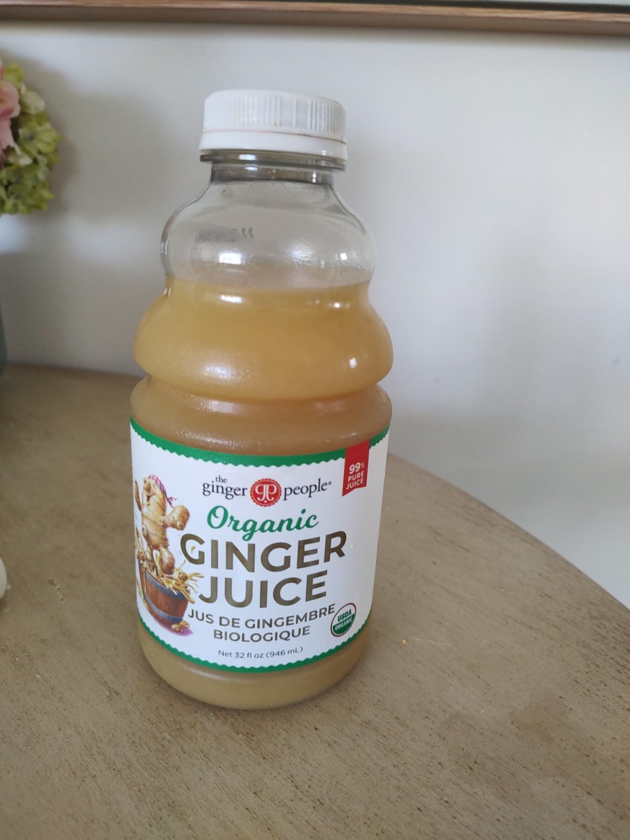 Organic Ginger Juice, 99% Pure Ginger Juice by The Ginger People ...