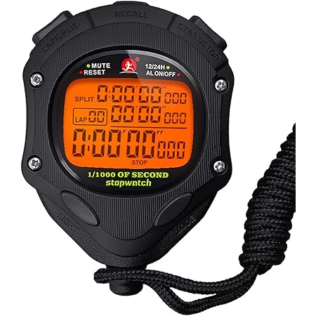 Amazon.com: Professional Timer Stopwatch, Digital Sports Stopwatch with ...