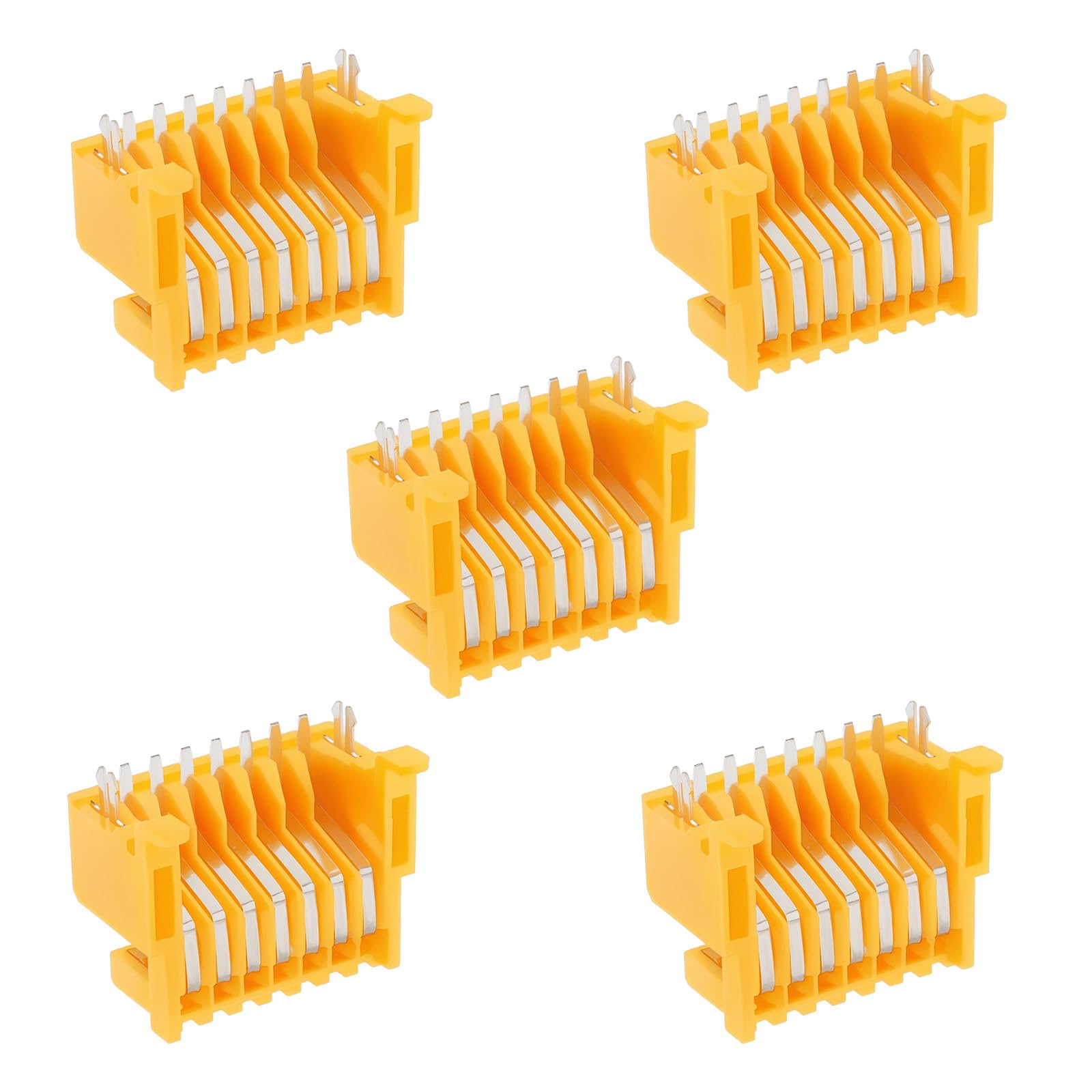Emagtech 5pcs Yellow Connector Terminal Pcb Charging Protection Board ...