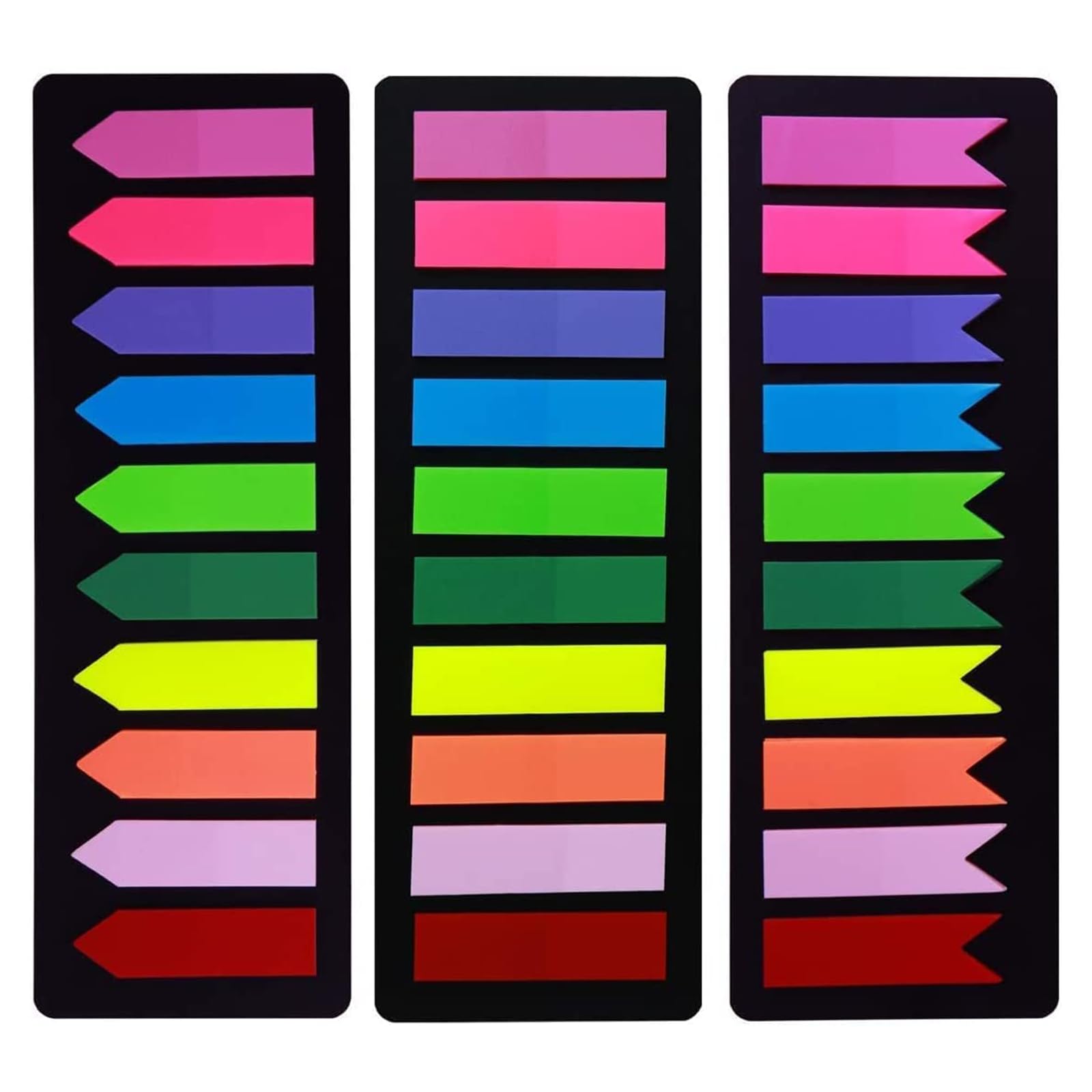 OWLKELA 720 Pcs Sticky Notes Flags, 10 Colours Page Marker Index Tabs ...