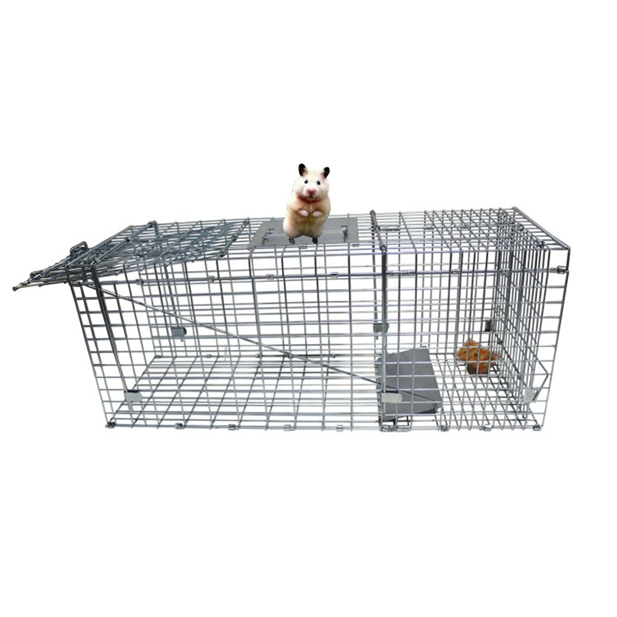 TECHTONGDA Live Animal Cage Trap One-way Live Cage Animal Trap Foldable ...