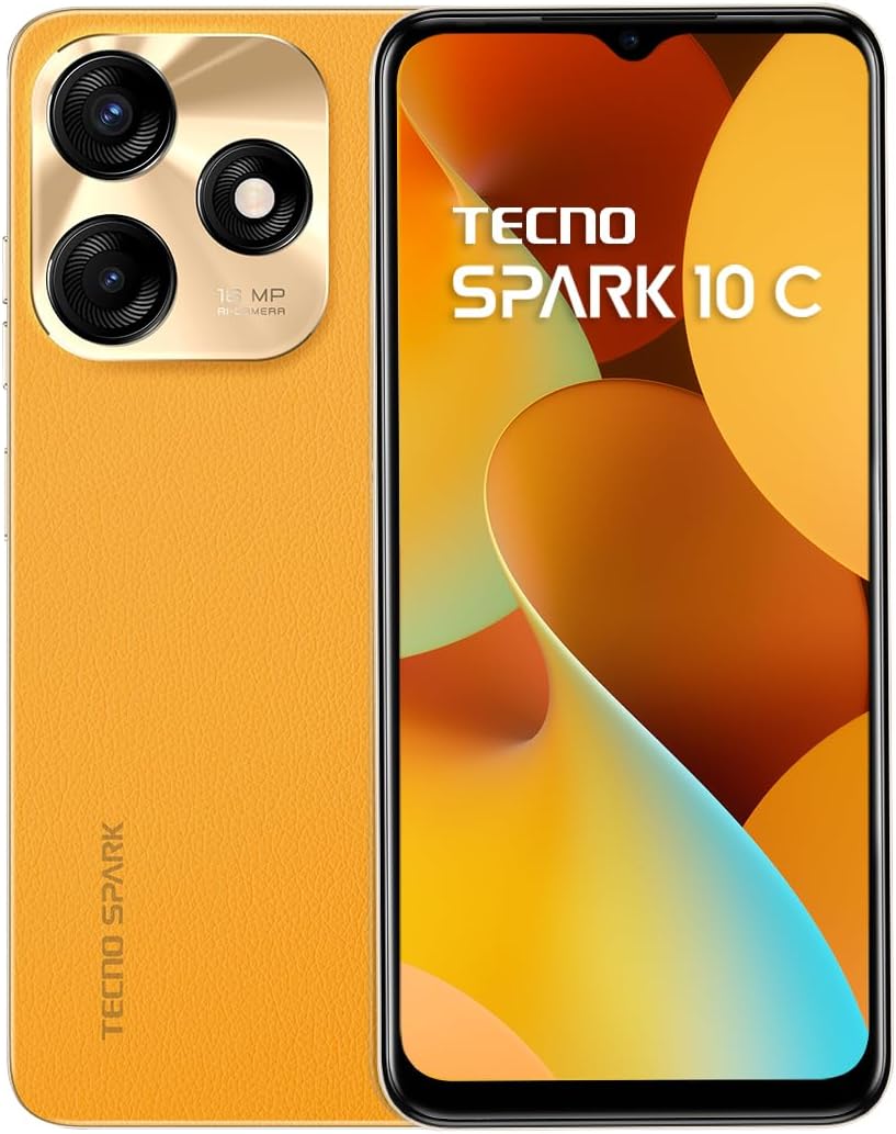 TECNO Spark 10C (Magic Skin Orange, 8GB RAM,128GB Storage)|16GB ...