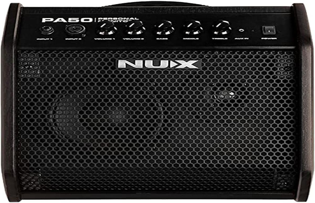 Amazon.co.jp: NUX PA50 50W パーソナルモニターアンプ - 電子ドラムとキーボード : 楽器・音響機器