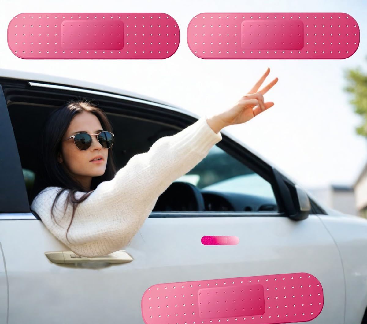 Amazon.com - Car Decal, Band-Aid Shape Large Vinyl Sticker 24-inch ...