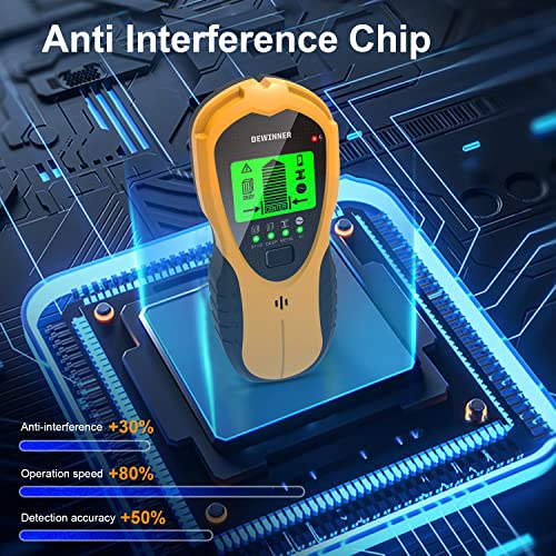 Stud Finder Wall Scanner, DEWINNER Wall Detector, Non Contact Voltage ...