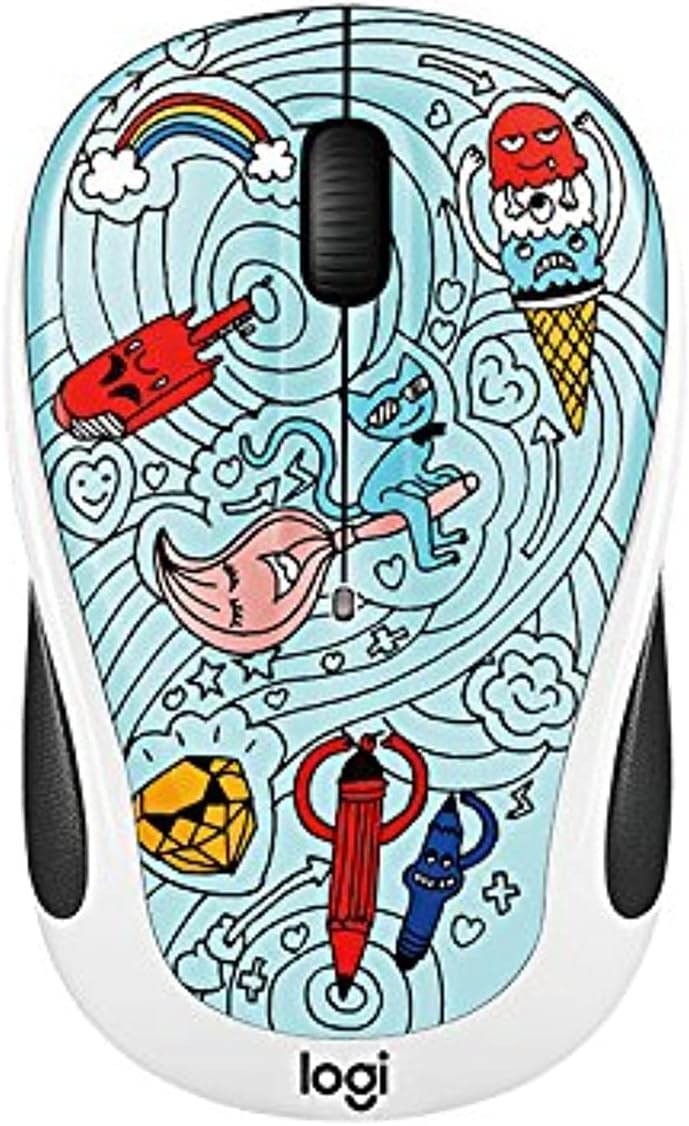Amazon.com: Logitech M340 Wireless Mouse with Limited Edition Prints ...