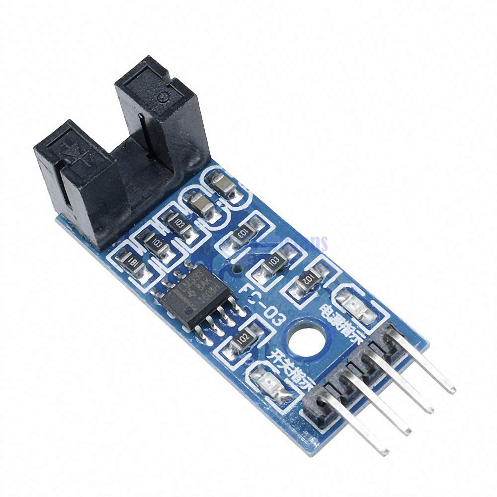 2PCS Slot Type IR Optocoupler Speed Sensor Module LM393 for Arduino ...
