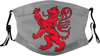 Lion Rampant Scottish Flag Symbol Scotland Mask Protect Respiratory ...