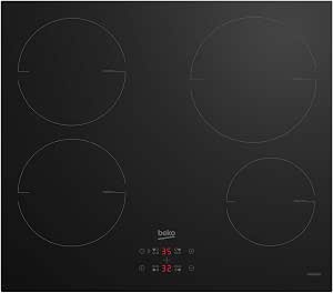 Beko HII64400MT 58cm 4 Burners Induction Hob Touch Control Black ...