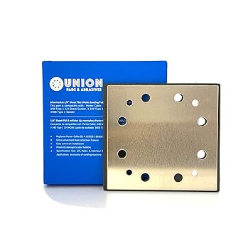 Union Pads & Abrasives OEM7 1/4 Sheet PSA 8 Holes Sanding Pad Replaces ...